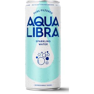 Aqua Libra Sparkling Water, 330 ml x 24
