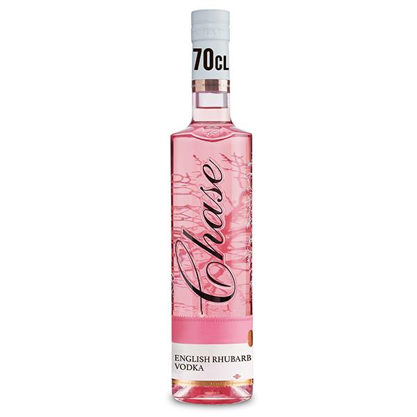 Chase English Rhubarb Flavoured Vodka 40%, 70 cl x 6