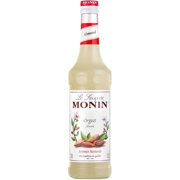 Monin Premium Almond Orgeat Syrup, 70 cl x 6