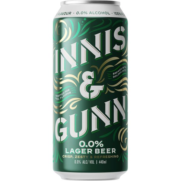 Innis & Gunn Lager Beer Zero, 440 ml x 24