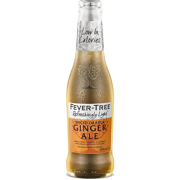 Fever Tree Refreshingly Light Spiced Orange Ginger Ale NRB, 200 ml x 24